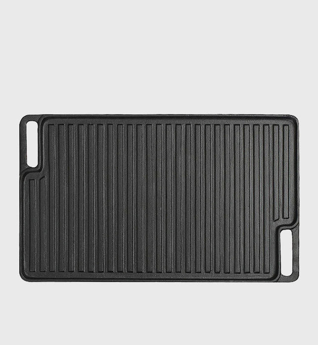 45cm Rectangular Cast Iron BBQ Grill Tray with Handle – sogainternational