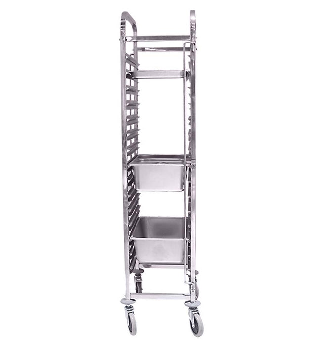 Gastronorm Trolley 15 Tier Stainless Steel Trolley Suits GN 1/1 Pans ...
